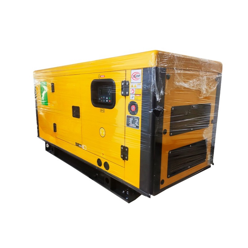 Gerador a Diesel 30KVA Turbo - Cabinado - Motor com Painel ATS - Amarelo