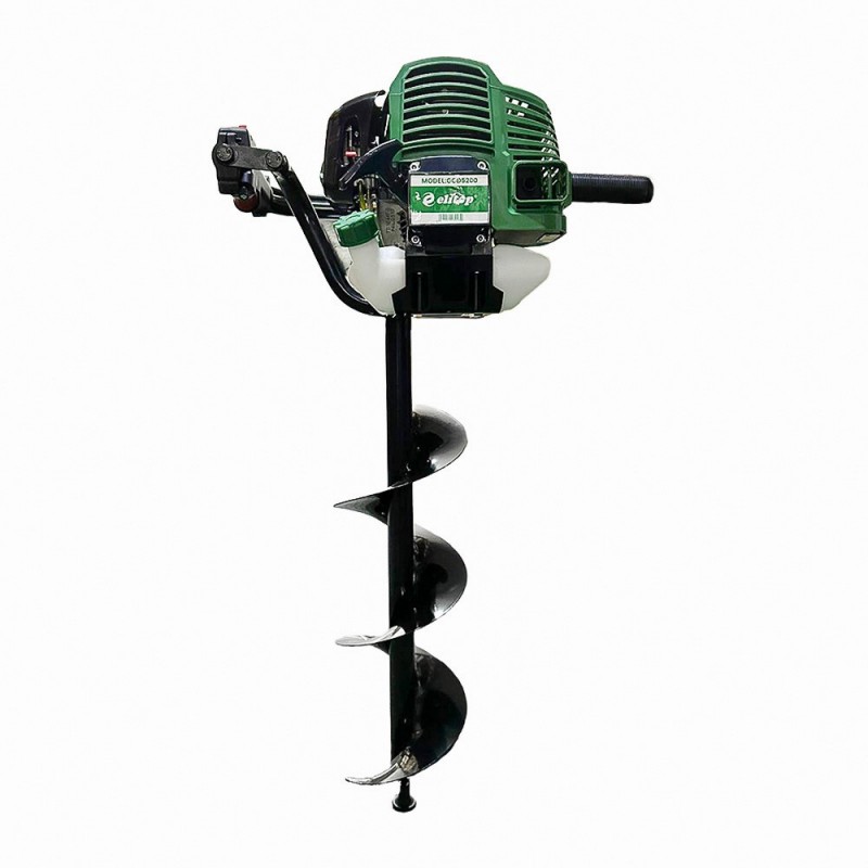 Perfurador de Solo Elitop 52cc 3HP | Kit 3 Brocas Inclusas