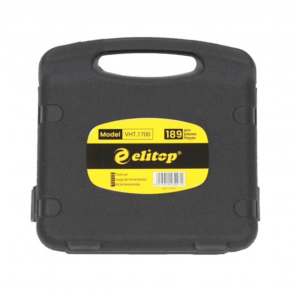 Conjunto de Ferramentas com 189 peças Elitop