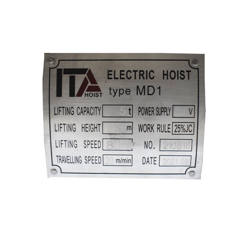 Talha Elétrica 5 Toneladas MD1 Dupla Velocidade ITA Premium | NR 12