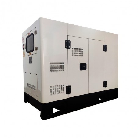 Gerador a Diesel 20KVA Turbo - Cabinado - Motor com Painel ATS - Branco